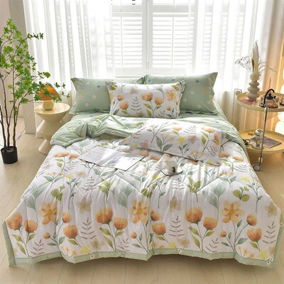Fashion Skin-friendly Summer Cool Blanket Comfortable Lightw