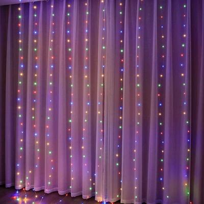 3/4/6m Curtain LED String Lights Garland USB Festoon Remote