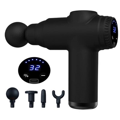 Electric Deep Tissue Massage Gun 30 Speeds Muscle Therapy Gu