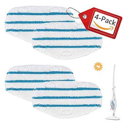 Bonus Life 4-Pack Steam Mop Pads for PurSteam ThermaPro 2