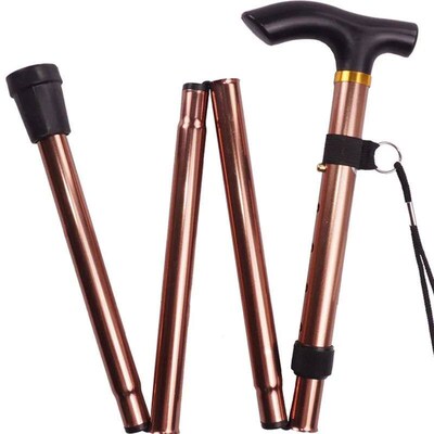 Auminum Alloy Foldable rekking Poles Alpenstocks 4 Section U