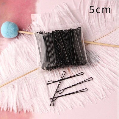 50-100pcs Hair Waved U-shaped Bobby Pin Barrette Salon Grip