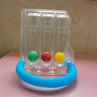 respiratory trainer three ball lung capacity training
