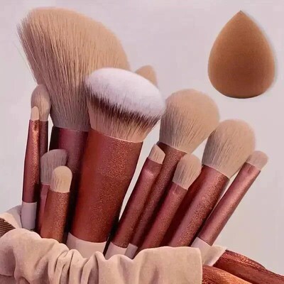 Makeup Brush Set Soft Fluffy Professona Cosmetc Foundaton Po
