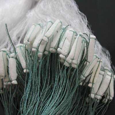 Small white fishing net single-layer sunken net half finger