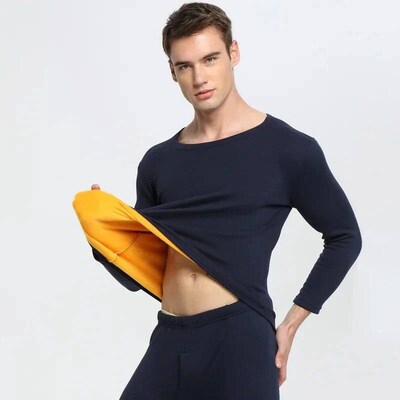Men Thermal Underwear 2024 New Winter Women Long Johns Fleec