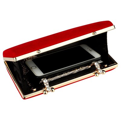 Flannelette Clutch Bag Elegant Luxury Women Bag Shoulder Han