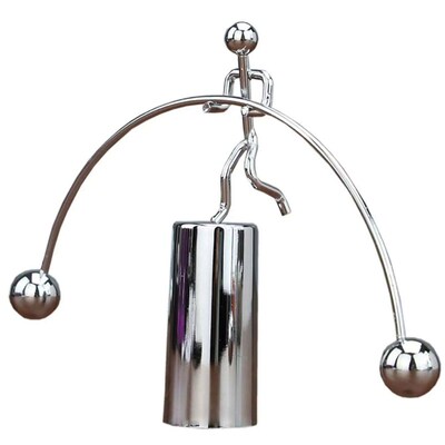 1pc-Creative balance ball swing weightlifting small iron man