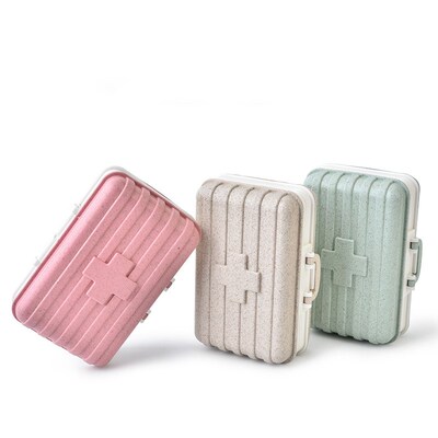 New Travel convenient medicine Pill Box 12 Grids pills dispe