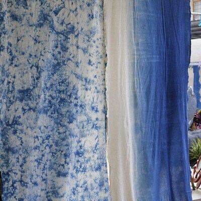 3BSA Dali Handmade Tiedye Cotton Fabric BB Tablecloth Plant