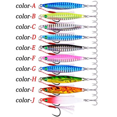 Aorace 1Pcs Metal Cast Jig Spoon 7g-10g-14g-17g-21g-28g-40g-
