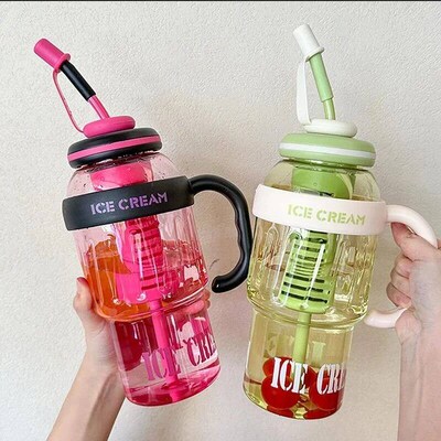 2025 Good-looking Summer Plastic Cup Milky Tea Cup Lucky Bel