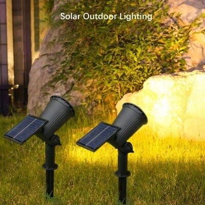 9 LEDs Solar Spotlights Outdoor IP65 Waterproof Spot Lights