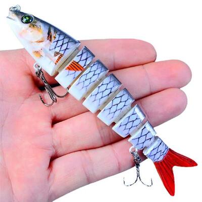 1PCS Multi-section Minnow Fishing Lure 13.5cm 19g Artificial