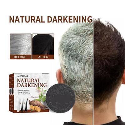 Polygonum Essence Hair Darkening Shampoo Soap Natural