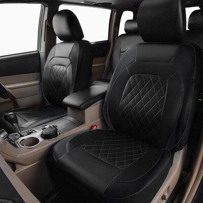PU Leather Universal Car Seat vers Airbag Compatible Waterpr
