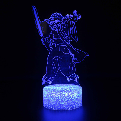 Movie Star Wars 3D夜灯USB LED Lamp Colorful Night Light Gift