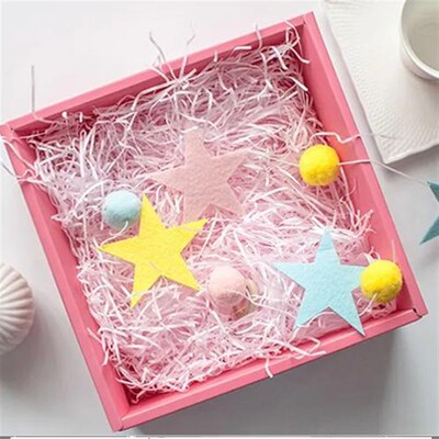 100g Paper Strands Shredded CrinkleDIY Gift Box Filling Deco