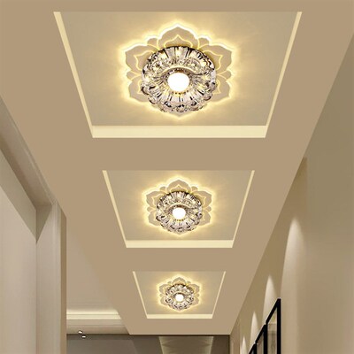 Creative Led rridor Lights Aisle Lights Modern Simple Crysta