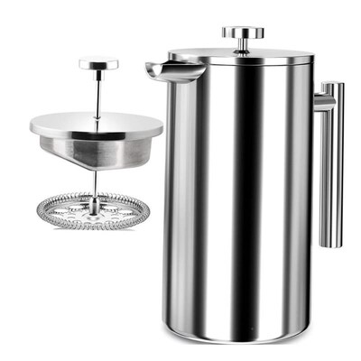 304 Grade Stainless Steel Insulat French Press Coffee Maker
