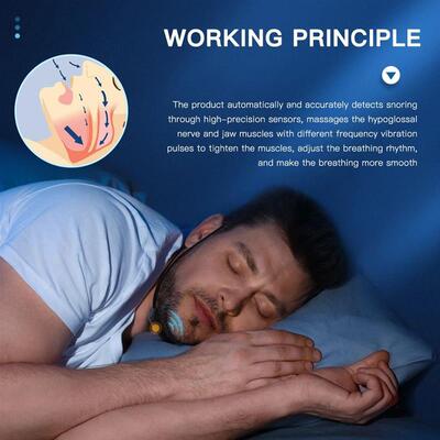 Smart Anti Snoring Device EMS Pulse Stop Snoring Effective S