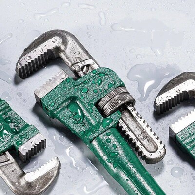 Heavy Duty Carbon Steel Straight Pipe Wrench 10 , 12 , 14 ,