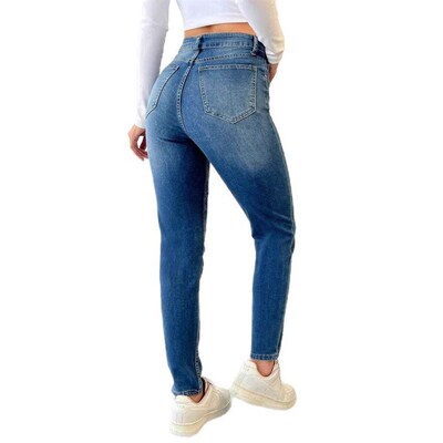 Independent Station 2025 Simple High Waist Elastic Slim-fit