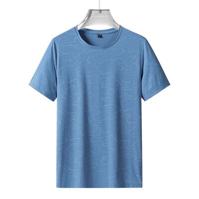 Dark Pattern Ice Silk Air Conditioning Clothes Breathable Sh