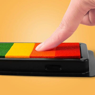 Kindergarten Creative Palm Finger Paint Ink Pad Diy Printing