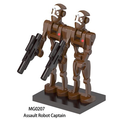 Series KM66014 KM66015 Building Blocks Assault Robot Captain