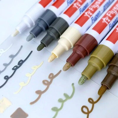 Waterproof White Grout Tile Pen Wall Grout Restorer Marker P
