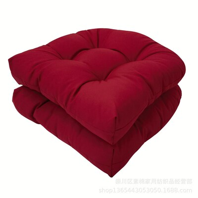 Thickened outdoor chair cushion, waterproof tufted