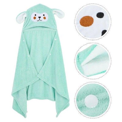 Childrens Bathrobe Baby Cartoon Towel Girl Kids Beach