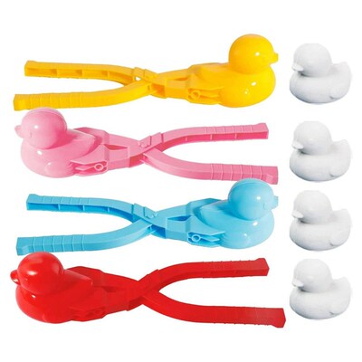 4Pcs Large Size Duck Snowball Maker Clip Snowball Maker Tool