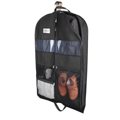 Garment Bags for Travel,Hanging Men,Double Sides Zipper & La