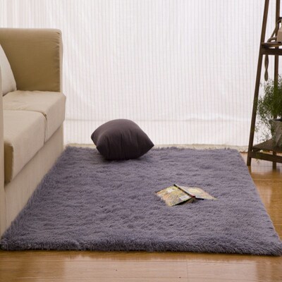 Plush  bedroom bedside blanket sofa thick floor mat