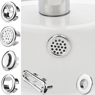 Bathroom Basin Sink Hole Round Overflow ver Ceramic Pots Bas