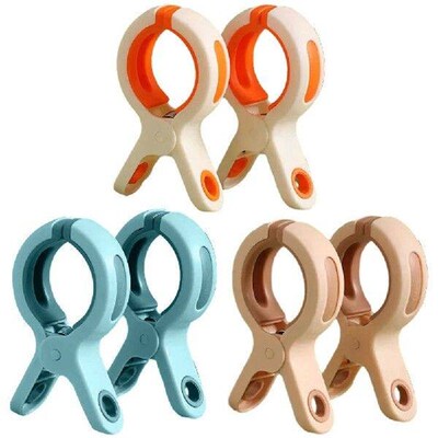 3/6Pc Fixed Drying Clothespin Windproof Strong Clothes Clip
