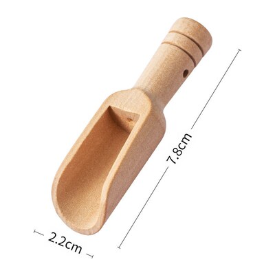 Solid wood salt spoon, lotus wood small wooden spoon, seaso