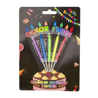 Birthday candles local gold bright gold pencil candle long