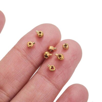 20 Pieces Convenient Bead Positioning Clasps Stopper Spacer