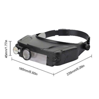 Magnifying Glass With LED Lights Illuminated Magnifier Lamp