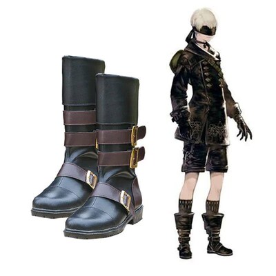Game NieR Automata 9S Cosplay Shoes NieR Automata YoRHa No.
