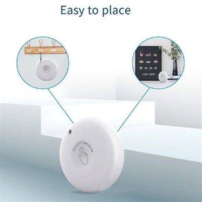 Smart Temperature Humidity Meter PT216B Wall Hanging White