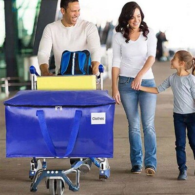 Packing Moving Bags with Tag Pocket Durable Waterproof