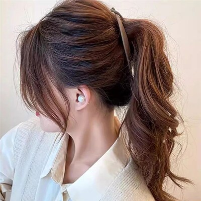 Matte Fish Shaped Hairpin Ponytail Banana Hair Clip Headband