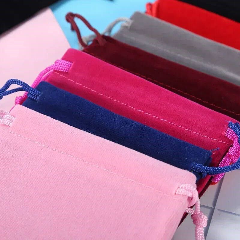 10/5/2PCS Velvet Drawstring Bags Satin Gift Bags Velvet Clot