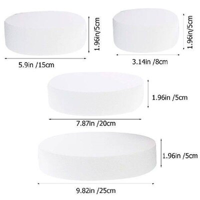 4 Pcs Cake Embryo Model Party Accessories Stand DIY Dummies