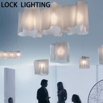 意大利Artemid Logico云朵玻璃餐厅吊灯中古设计师别墅客厅卧室灯