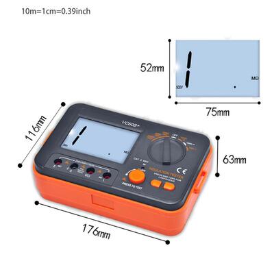 VC60B+ Digital Insulation Resistance Tester Megohm Meter